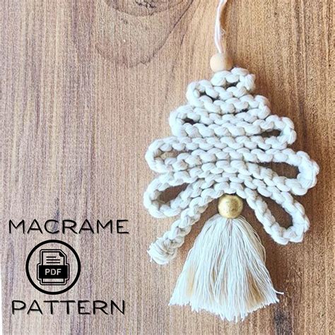 macrame christmas tree pattern christmas decorations macrame inspire