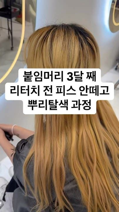 붙임머리하고도 탈색을 할 수 있다고 임국희헤어드레서소사벌점 Youtube