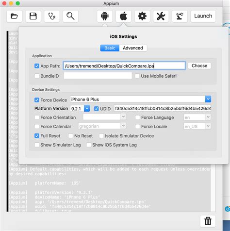 Appium Give Me The Applicationverificationfailed Error Support