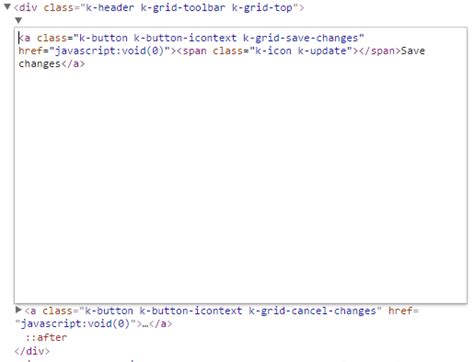 Razor Kendo Mvc Persist And Load Grid Buttons Stack Overflow