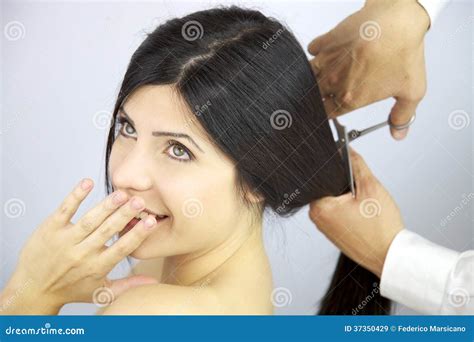 Oops Finally I Am Cutting All My Hair Off Stock Image Image Of
