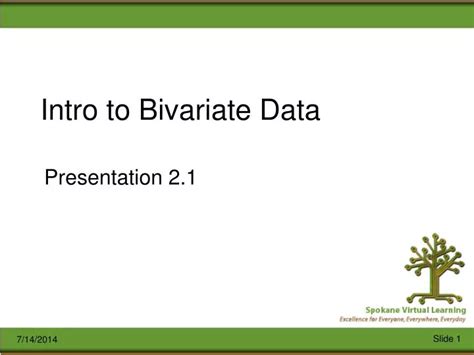 PPT Intro To Bivariate Data PowerPoint Presentation Free Download ID 1757658
