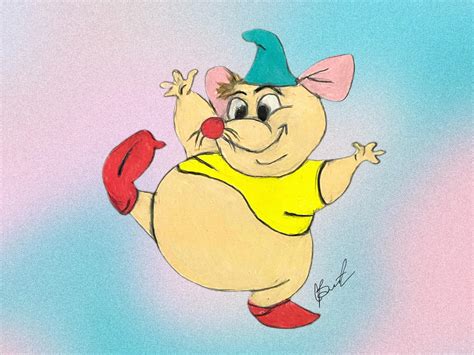 Disneys Cinderella Mouse Gus Gus Drawing Art By Legendarydreamer92