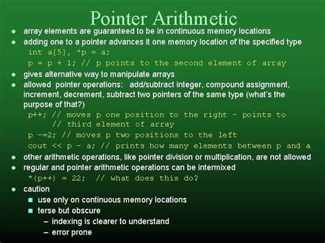 Pointers What Is A Pointer Every Variable Has