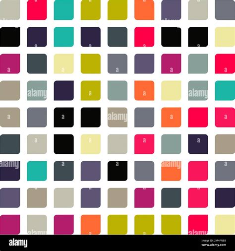 Color Checkered Squares Background Generative Pattern Illustration Stock Vector Image And Art Alamy