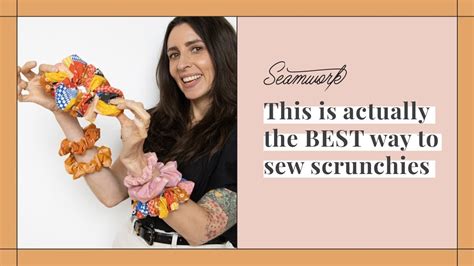 The Easiest Scrunchie Tutorial Ever No Pattern Needed Youtube
