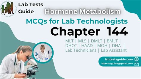Chapter 144 MCQs For Lab Hormone Metabolism Lab Tests Guide