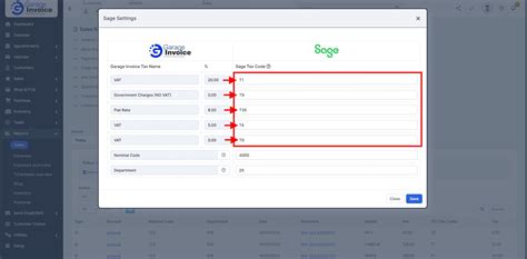 Invoices Importing Into Sage Garage Invoice