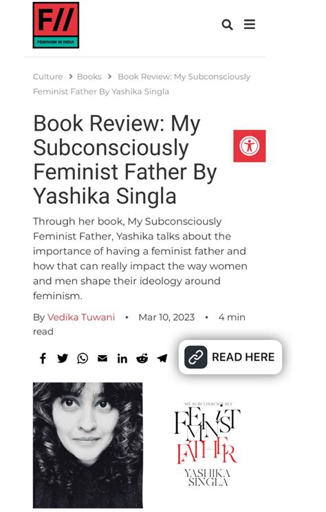 yashika singla on linkedin mysubconsciouslyfeministfather men women feminism equality equity…