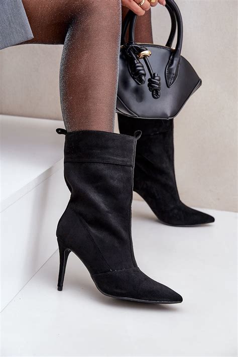 Heel Boots Model 218516 Step In Style Women`s Ankle Boots And Booties