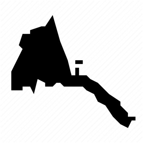 Eritrea Map Icon Download On Iconfinder On Iconfinder