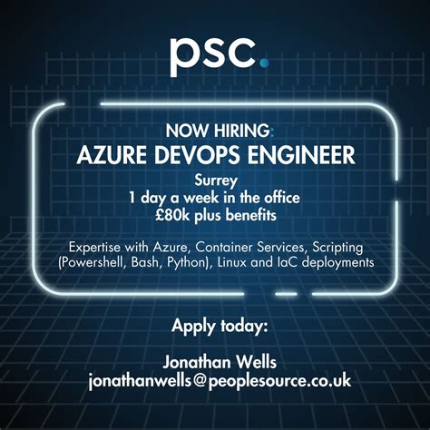 Jonathan Wells On Linkedin Devops Azure Devopsengineer Devopscommunity Hiring