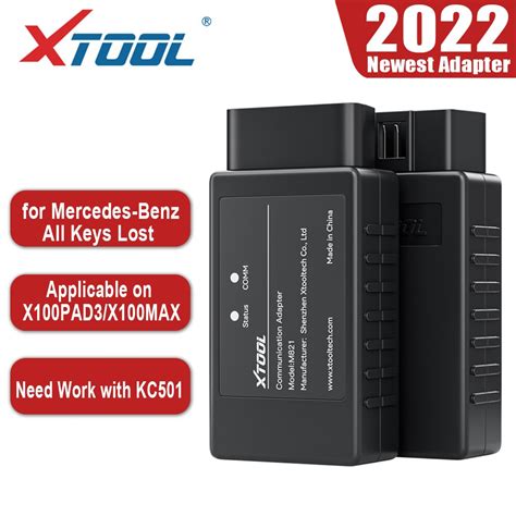 Xtool Newest M821 Adapter For Mercedes Benz All Key Lost Need Work With