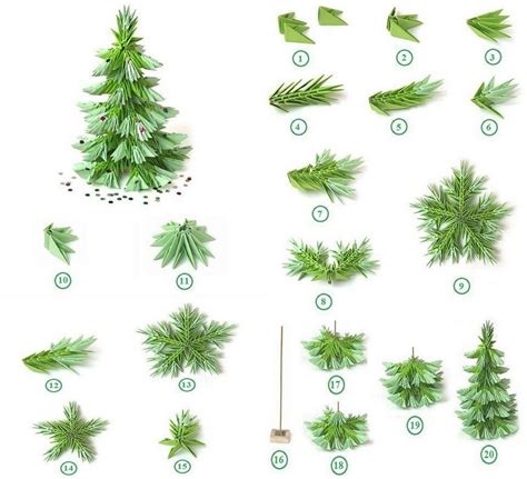 Origami de Noël facile à faire 6 pliages originaux instructions