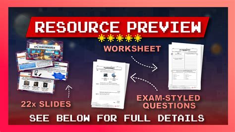 Cpu Performance Lesson Teaching Resources