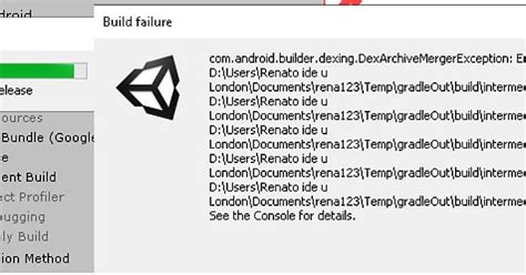 Build Failure Unity Engine Unity Discussions