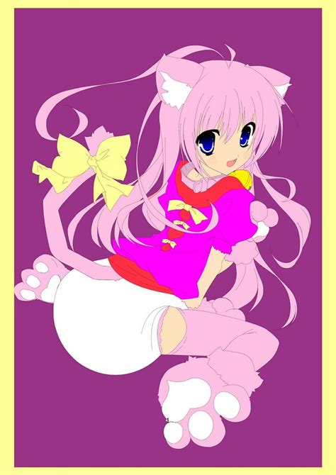 Pink Neko By Sanchi Sunpelt On Deviantart
