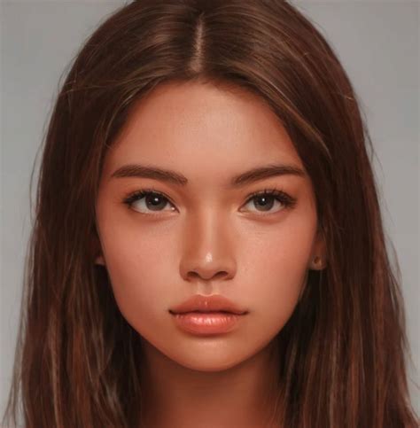 Art Breeder Character Portraits Brown Hair Brown Eyes Art Style