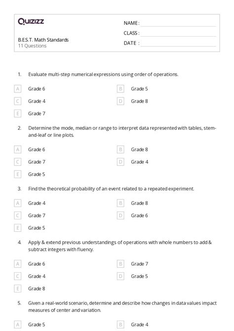 50 Operations With Rational Numbers Worksheets On Quizizz Free