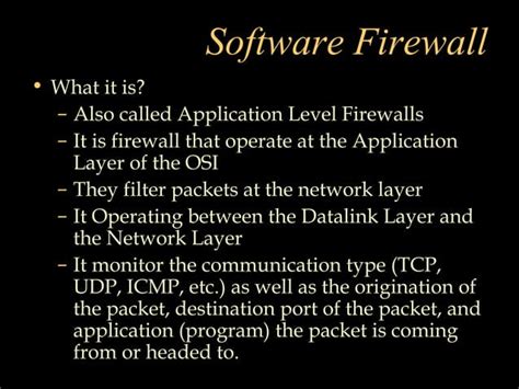 Introduction To Firewalls Ppt Computer Networking Computing