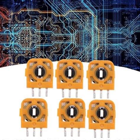 50pcs Joystick Potentiometers Sensor Kit 10kohn For Controller 3d Thumbstick Axis Resistors