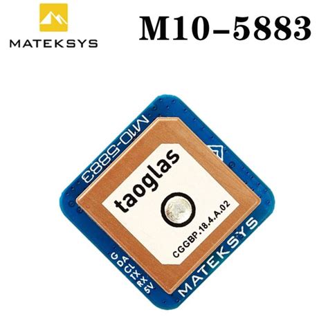 Matek Systems Gnss M10 5883 U Blox Gps With Compass Qmc5883l Max M10s Module Support Digital