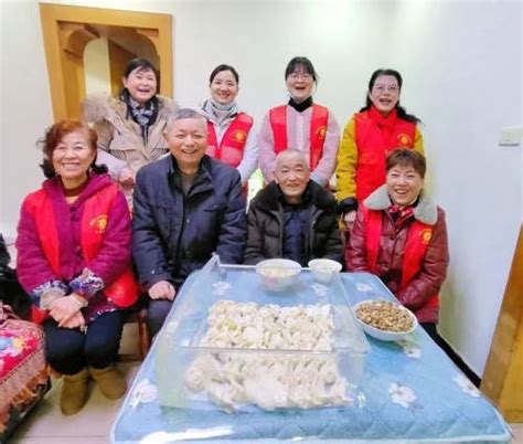 东山花园社区微孝行动温暖独居老人 爷爷 饺子 知识