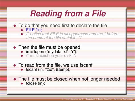 Lesson 2 Introduction To C Ppt Download