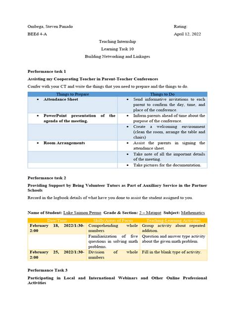 Ti Learning Task 10 Pdf Cognition Behavior Modification