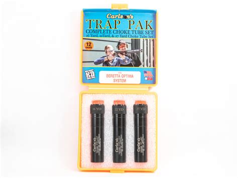 Beretta Optima Trap Pak Carlsons Choke Tubes Llc