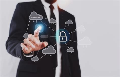 Premium Photo Technology Cloud Technology Concept Businessman Using Smartphone Connecting To