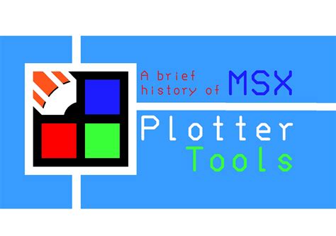 Plotter Tools Msx Resource Center