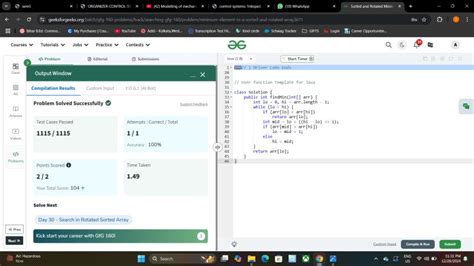 Aditi Singh On Linkedin 100daysofcode Problemsolving Java