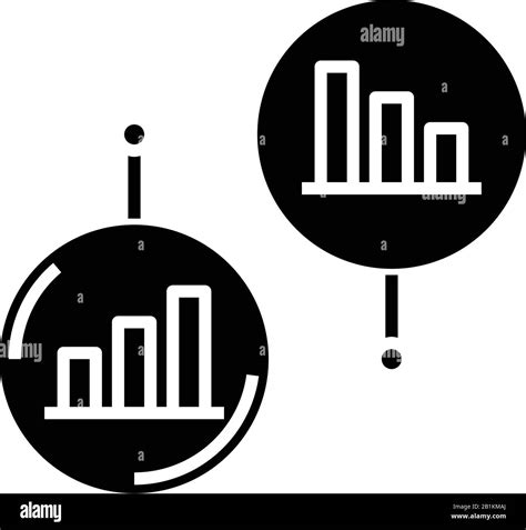 Charts Black Icon Concept Illustration Vector Flat Symbol Glyph Sign