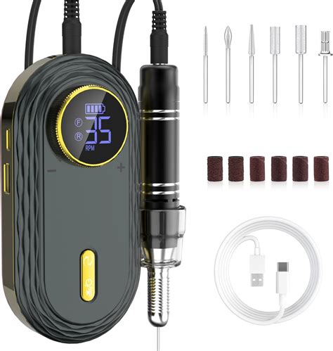 Cordless Electric Nail Drill 35000 Rpm Portable