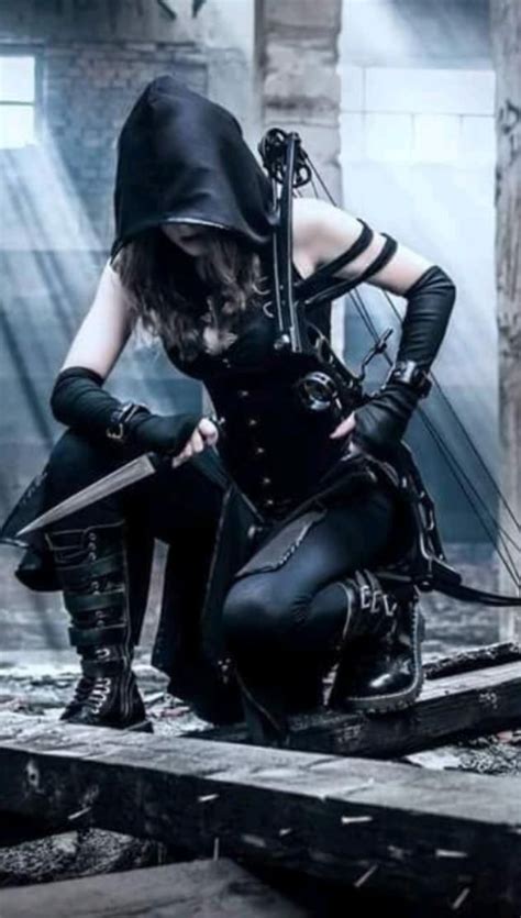 Black Gothic Dark Punk Long Coat For Women Artofit