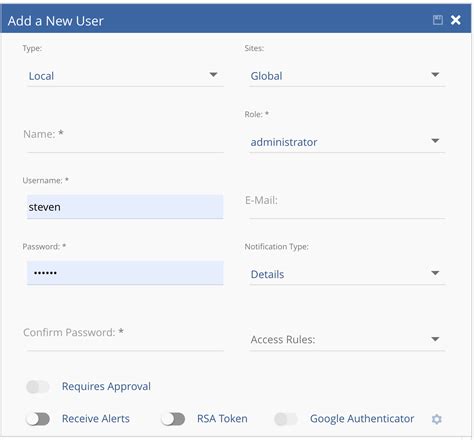 Create Authentication Templates Users Roles Notifications And Alerting