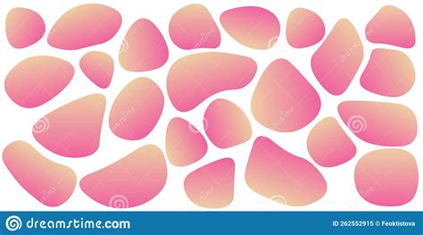 Set Of Blobs Abstract Shape Organic Banner Design Element Form Stain Vector Collection Of Fluid