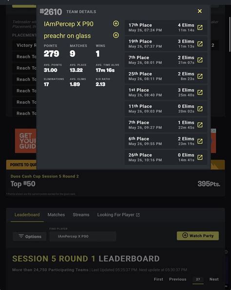 Outplaced 22000 Pc Players In The Duos Cash Cup Rfortnitemobile