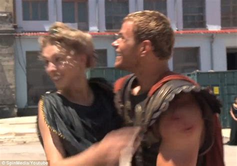 Shirtless Kellan Lutz Flexes His Muscles In New Movie The Legend Of