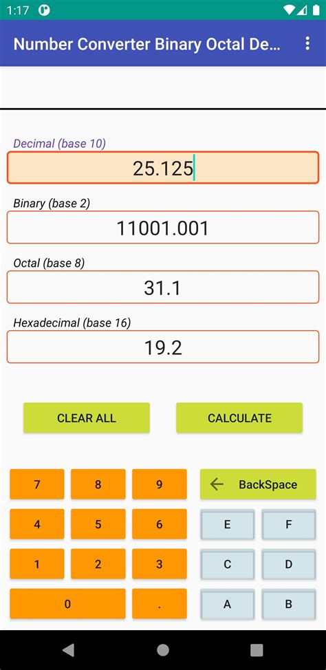 Number Converter Binary Octal Decimal Hex Apk Für Android Herunterladen