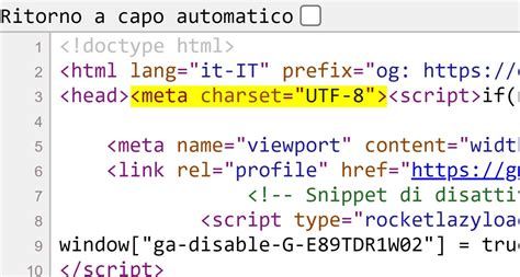 Meta Charset Utf 8 La Guida