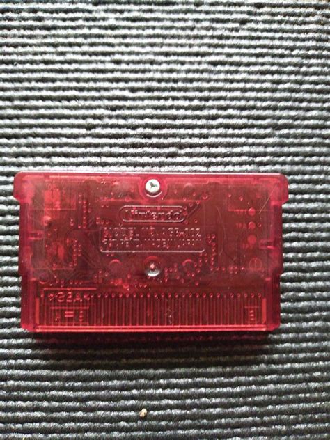 Pokemon Ruby Version Gba Games Video Gaming Video Games Nintendo On