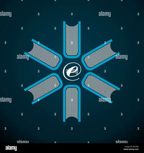 Electronic Books Abstract Flower Composition Vector File Layered For Easy Manipulation And