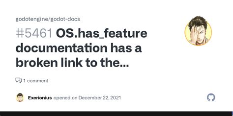 Oshasfeature Documentation Has A Broken Link To The Feature Tags Page