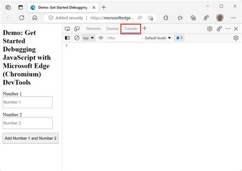 Microsoft Edge Javascript Error