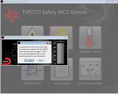 tms570 safety mcu demos 问题 hercules™︎ 安全微控制器论坛 hercules 安全微控制器 e2e™ 设计支持