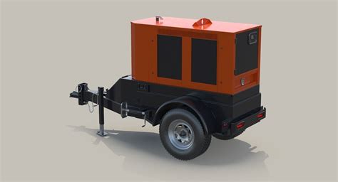 모바일 디젤 발전기 3d 모델 79 Max Free3d