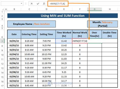 Calculate Regular Hours In Excel At Bernadette Oakman Blog