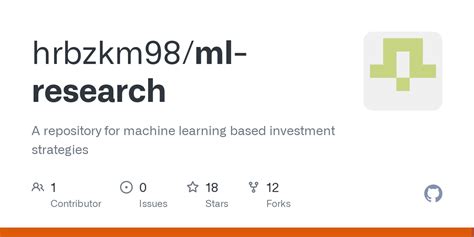 Ml Research Empirical Asset Pricing Via Machine Learning Md At Master · Hrbzkm98 Ml Research